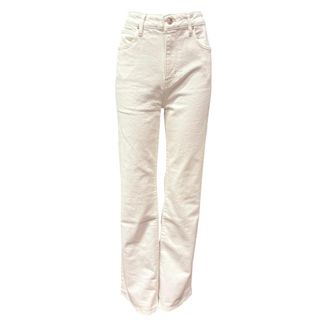 Frame Denim High-Waist Klassische 5-Pocket Jeans - - Jeans - Damen - Beige - W30