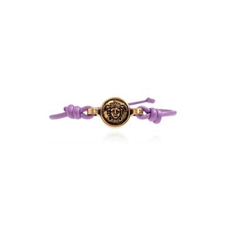 Versace unisex, Accessoires, Violet, Taille: ONE Size Medusa Leather Bracelet