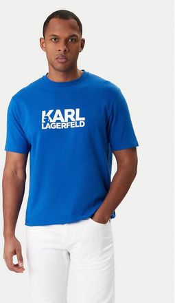 Karl Lagerfeld T-Shirt 755780 561235 Blau Regular Fit