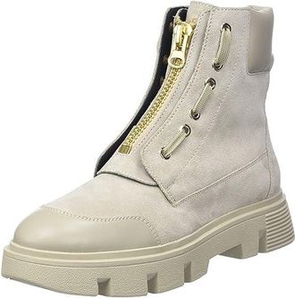 Geox Femme D Vilde Bateau à Cheville, Sable, 39 EU