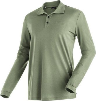 Maier Sports Langarm-Poloshirt Ulrich L/S Herren Polo langarm, leichtes Funktionsshirt, Langarmshirt, Reg. Fit