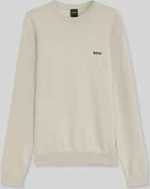 HUGO BOSS Pullover mit Logo-Schriftzug KN_Momentum-X CN