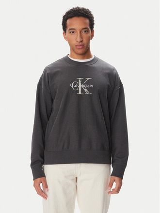 Calvin Klein Jeans Sweatshirt LV04RH207G Schwarz Regular Fit