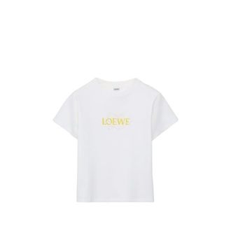 Loewe T-shirt classique en coton m&eacute;lang&eacute;