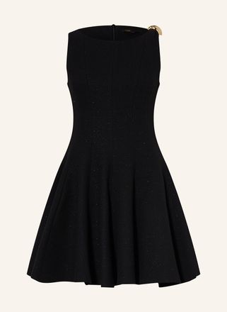 Maje Tweed-Kleid schwarz