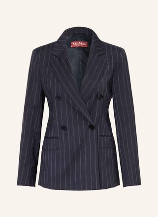 Max Mara Max Mara Studio Blazer Onagro Aus Schurwolle blau
