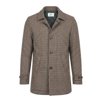 Bl'ker Blker - Cappotto Pied De Poule Holmes - Homme - Manteaux - Brun - Taille: 2XL