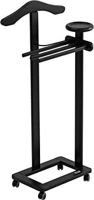 Arredamenti Italia Antimo Schlafzimmer-Trager, Holz, schwarzes Finish Ar-It das Herz des Holzs