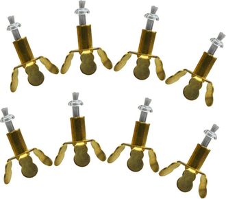 Angoily 8 St&uuml;ck Teiliges Dochtgestell aus Stabilem Legierungs Gro&szlig;er Buddhistischer &Ouml;llampenhalter f&uuml;r Verschiedene Dochtgr&ouml;&szlig;en Sicherer und Langlebiger Docht