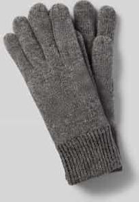 Barbour Handschuhe aus Woll-Mix mit Rippb&uuml;ndchen
