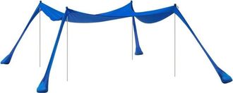 SoBuy Sobuy - OZT02-DB Tente de Plage Portable, Abri de Plage Lycra Polyester Anti uv UPF30, Parasol de Plage, Idéal pour Les Plages, la pêche, Les