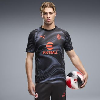 Puma AC Milan Aufw&auml;rmtrikot Herren, Kleidung, Grau, 3XL
