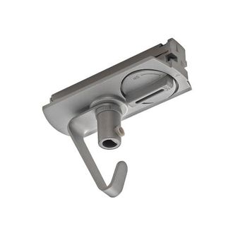 SLV Adapter für 1-Phasen Hochvoltschiene, elektrisch mit Haken, silber 143172