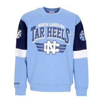 Mitchell & Ness North Carolina Tar Heels Crewneck Sweatshirt - - Sweatshirts & Hoodies - Herren - Blau - XL
