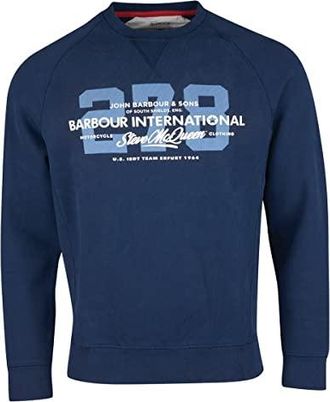 Barbour International SMQ Marshall Sweatshirt Navy, bleu, L