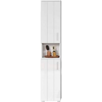 Trendteam Trendteam - Wons Hochschrank Bad wei&szlig; Hochglanz