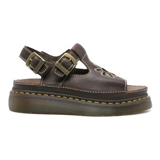 Dr. Martens Femme, Chaussures, Brun, Taille: 38 EU Dunnet Flower