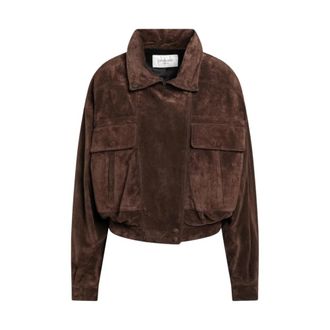 Saint Laurent Blouson Boxy - - Jackets - Damen - Braun - M