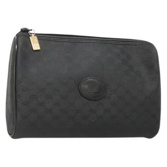 Gucci Pre-owned Cuir sacs-gucci - Femme - Pre-owned - Noir - Taille: ONE Size