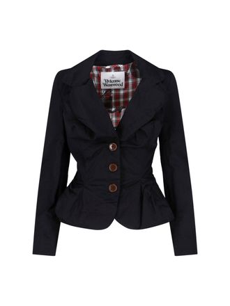 Vivienne Westwood Tartan Single-Breasted Blazer