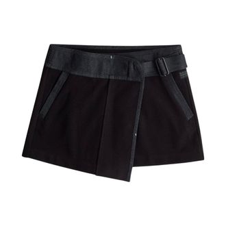 G-Star Wrap-6484 Jupe portefeuille - Femme - Jupes - Noir - Taille: W26