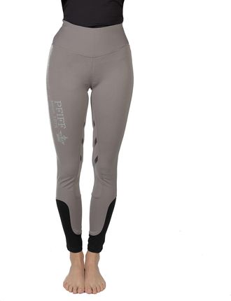 Pfiff 102483 Reitleggings Lucy Damen Grip Vollbesatz, grau 48