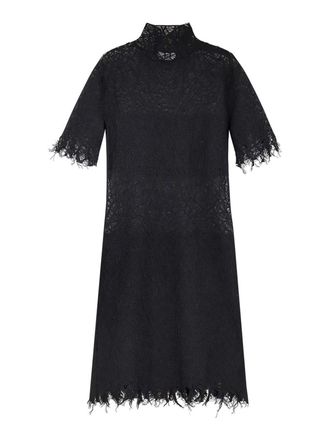 Alexander McQueen Robe Au Genou - Noir