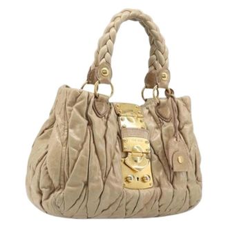 Miu Miu Pre-owned Hand Bag - - Pre-owned - Damen - Beige - ONE SIZE