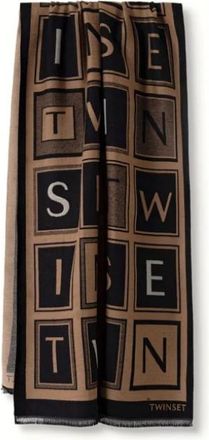 Twinset Jacq.let Schal - - Accessories - unisex - Braun - ONE SIZE