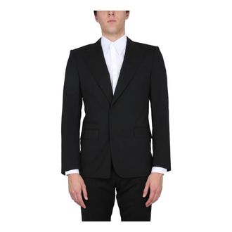 Dolce & Gabbana Homme, Vestes, Noir, Taille: L Giaccasuit
