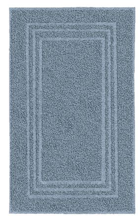 Kleine Wolke Frottiervorleger Lodge, 50x 80 cm Stahlblau