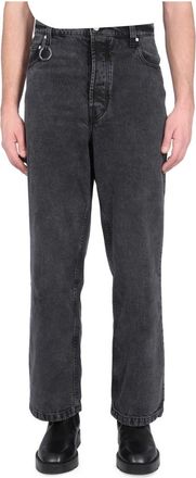 &Eacute;tudes Studio Homme, Jeans, Noir, Taille: S Jean coupe droite taille mi-haute