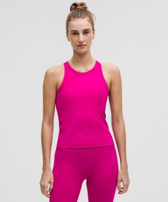lululemon Align Racerback-Tanktop in Taillenl&auml;nge f&uuml;r Frauen - Neon - Gr&ouml;&szlig;e 12