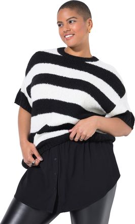 STUDIO UNTOLD Damen große Größen Übergrößen Plus Size Layerrock, Straight Shape schwarz 50+ 841211100-50+