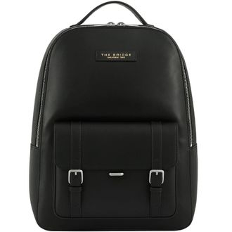 The Bridge Schwarzer Leder Cesare Rucksack - - Bags - Damen - Schwarzk - ONE SIZE