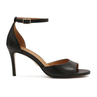 Kazar Klassische schwarze Sandalen mit vollem Absatz - - Shoes - Damen - Schwarzk - 37 EU