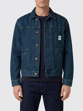 Maison Kitsun&eacute; Jacke Herren Farbe Indigo