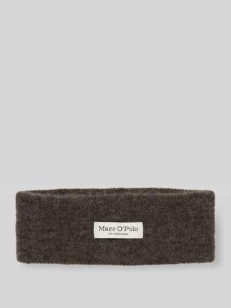 Marc O'Polo Stirnband aus Wolle mit Label-Patch