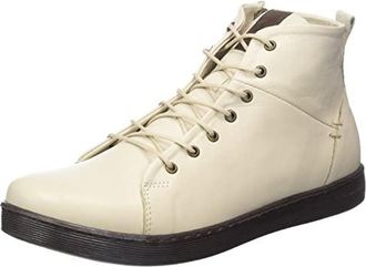 Andrea Conti Baskets pour Femme, Crème Moka, 35 EU