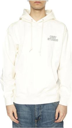 Obey Homme, Sweatshirts et sweats &agrave; capuche, Blanc, Taille: XL Felpa Cappuccio