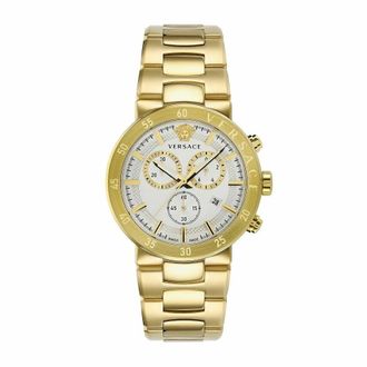 Versace Chronograph Urban Mystique 43mm - - Accessories - Herren - Gelb - ONE SIZE