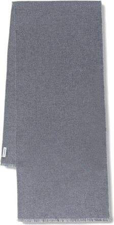 Lanvin &eacute;charpe &agrave; bords frang&eacute;s - Gris