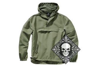 Brandit Allwetterjacke Herren Sommer Windbreaker Jacke US Version Perfekte Passform Hochwertige Verarbeitung,Wasserabweisend