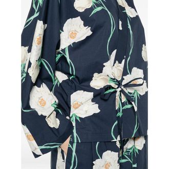 Kenzo Floral Print Jacket - Navy