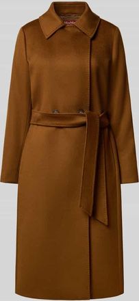 Max Mara Gerader Mantel aus reiner Schurwolle Modell BCOLLAG