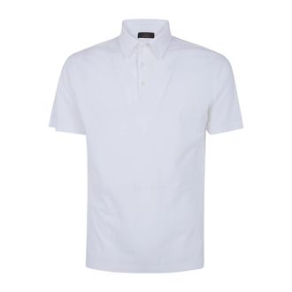 Zanone Kurzarm-Poloshirt - - Tops - Herren - Wei&szlig; - 2XL