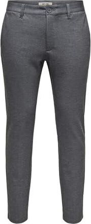 Only & Sons Pant Onsmark Slim Tap Ditsy 2912 Pantalon Noos, Bleu Nuit, 32W / 30L Hommes