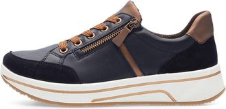 Ara Damen Sapporo Sneaker, BLAU,Nuts, 36 EU Weit