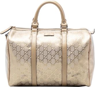 Gucci Crossbody Bags - Medium GG Imprime Joy Boston Bag - Gr. unisize - in Gold - f&uuml;r Damen