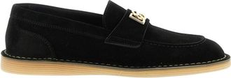Dolce & Gabbana Femme, Chaussures, Noir, Taille: 38 1/2 EU Mocassins Casual